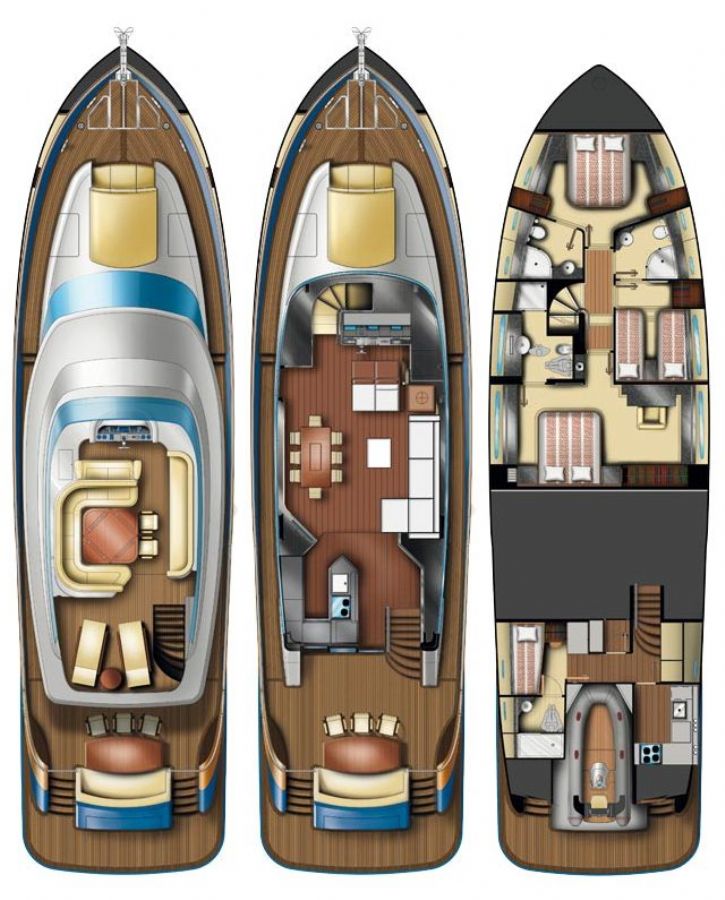Semi Displacement : Azimut Magellano 74 : Motor Yacht for sale